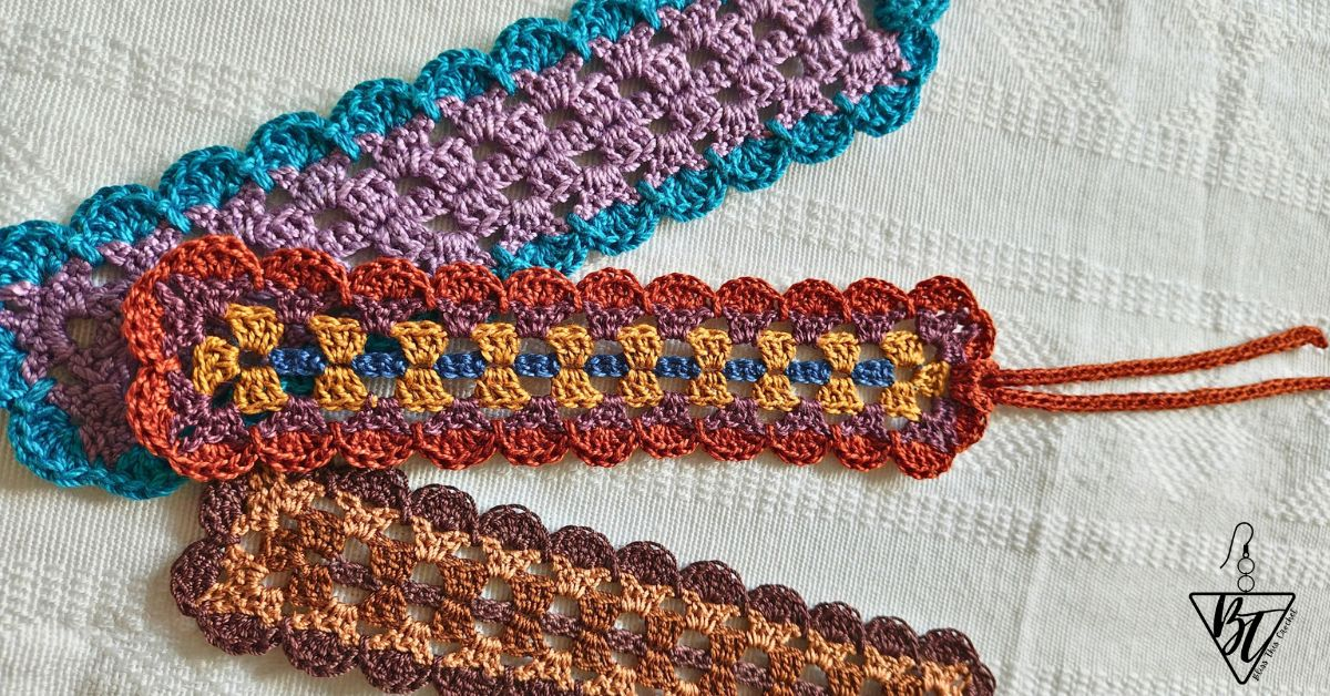 Fireside Bookmark Crochet Pattern - Bliss This by Amber